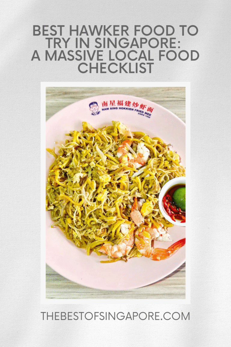 Best Hawker Food to Try in Singapore: A Massive Local Food Checklist ...